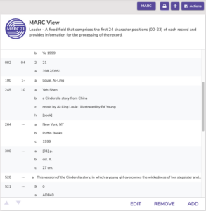 Best Practices for MARC & RDA – Alexandria™