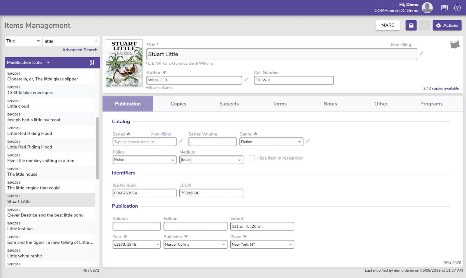 Items – Alexandria™