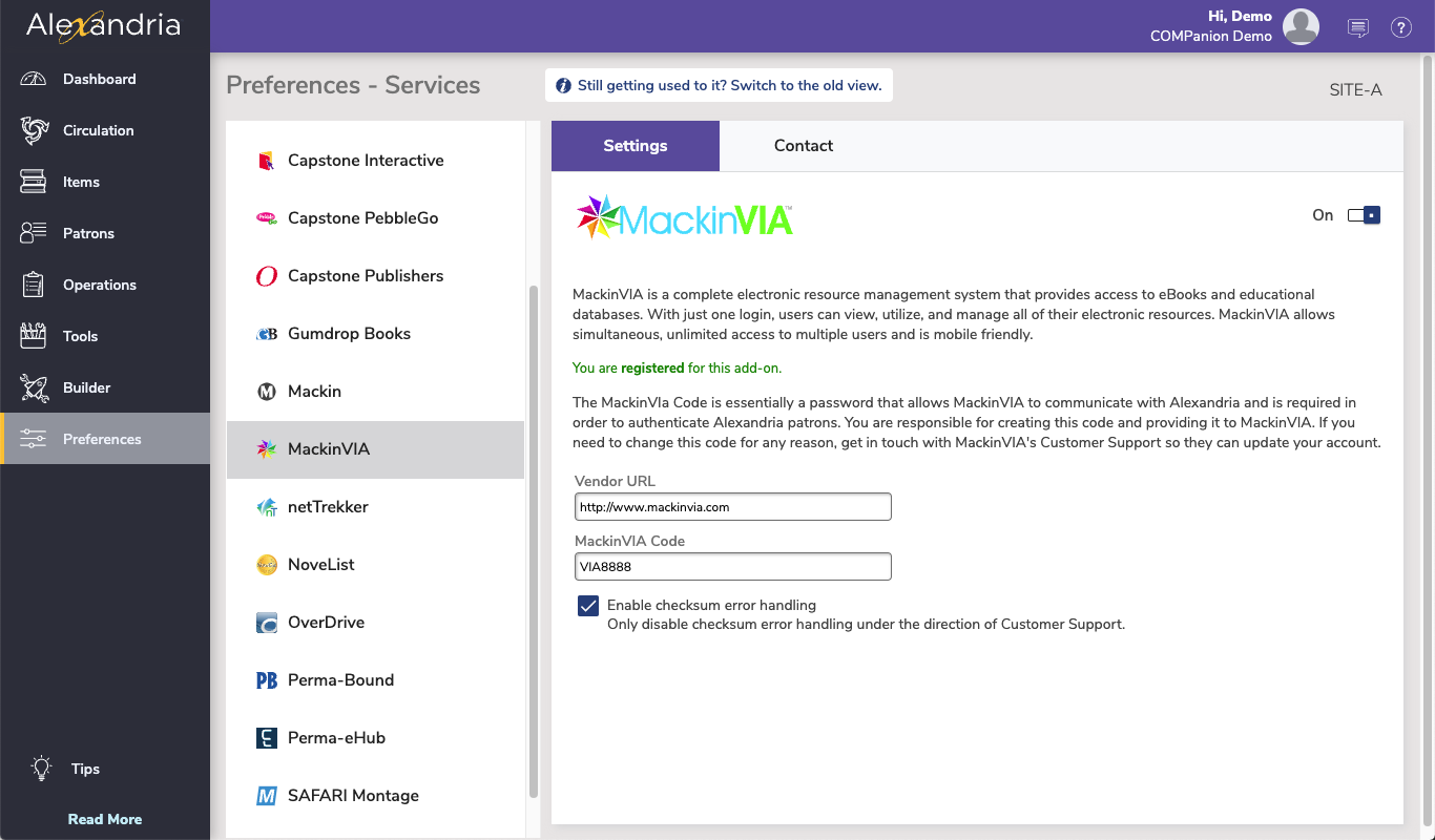 MackinVIA – Alexandria™
