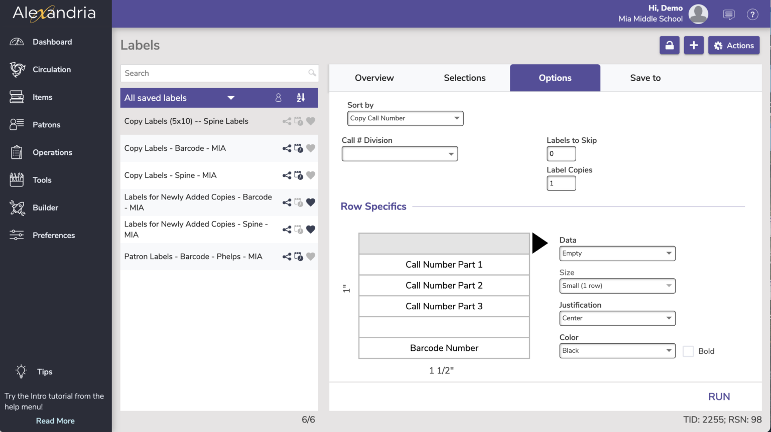 Labels – Alexandria™