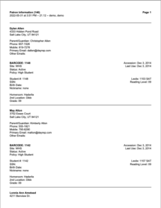 Reports – Alexandria™