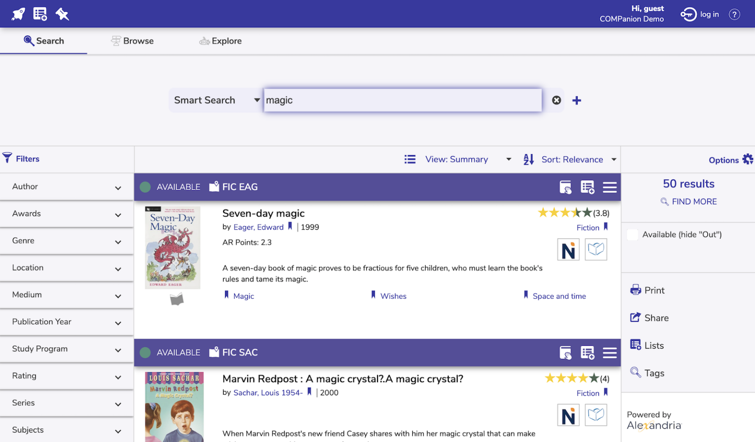 Search – Alexandria™