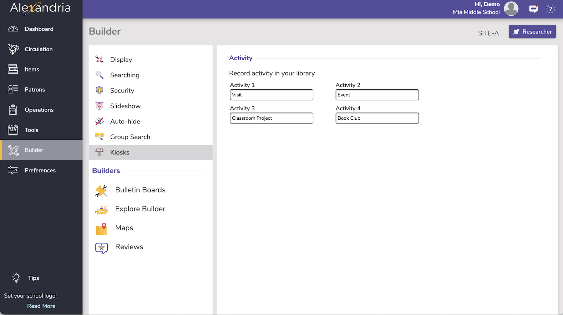Builder – Alexandria™