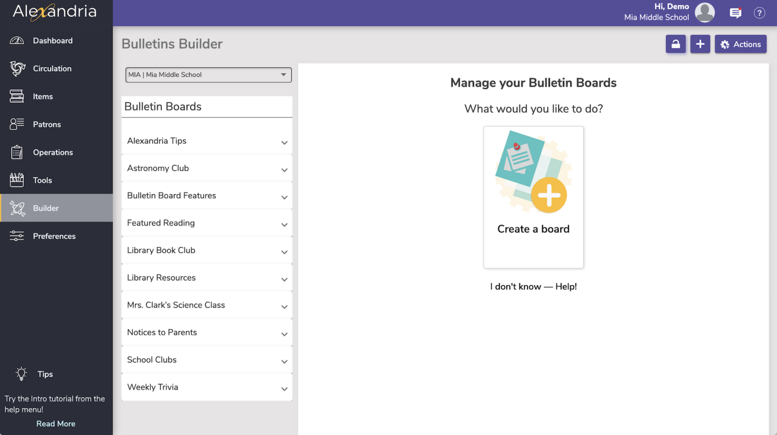 Bulletin Boards Builder – Alexandria™