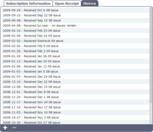 Subscriptions Management – Alexandria™