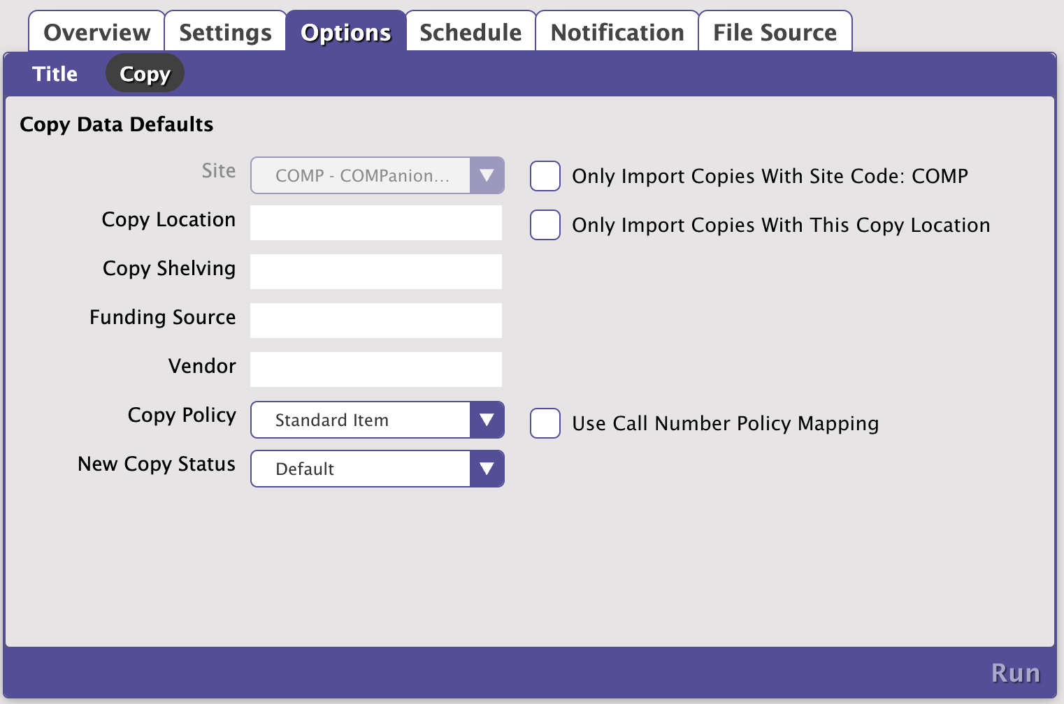 Import Items – Alexandria™