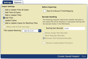 Import Items – Alexandria™