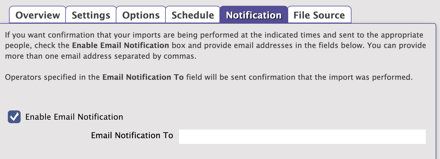 Import – Alexandria™