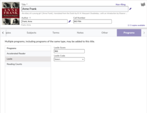 Items Tabs – Alexandria™