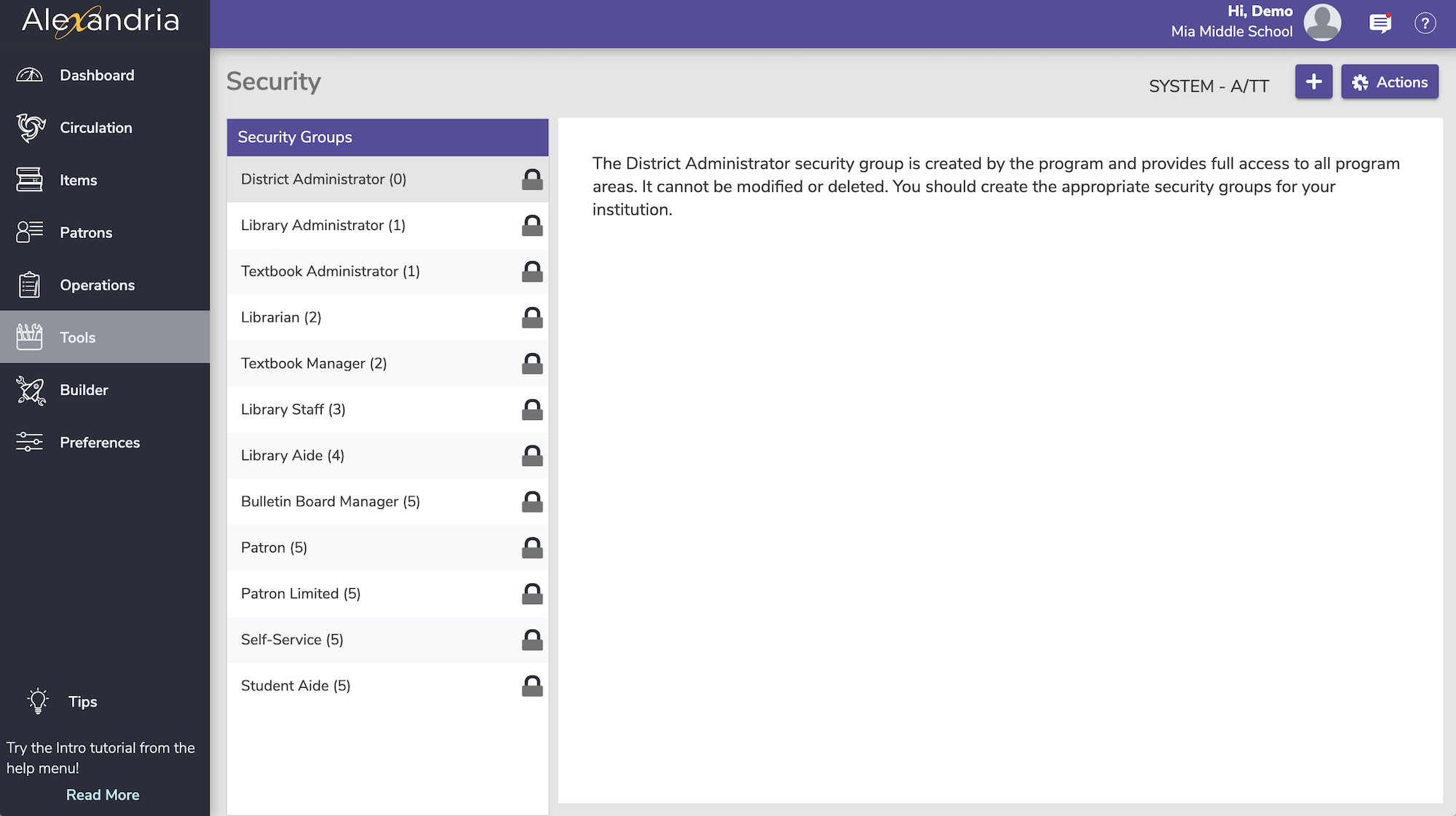 Security – Alexandria™