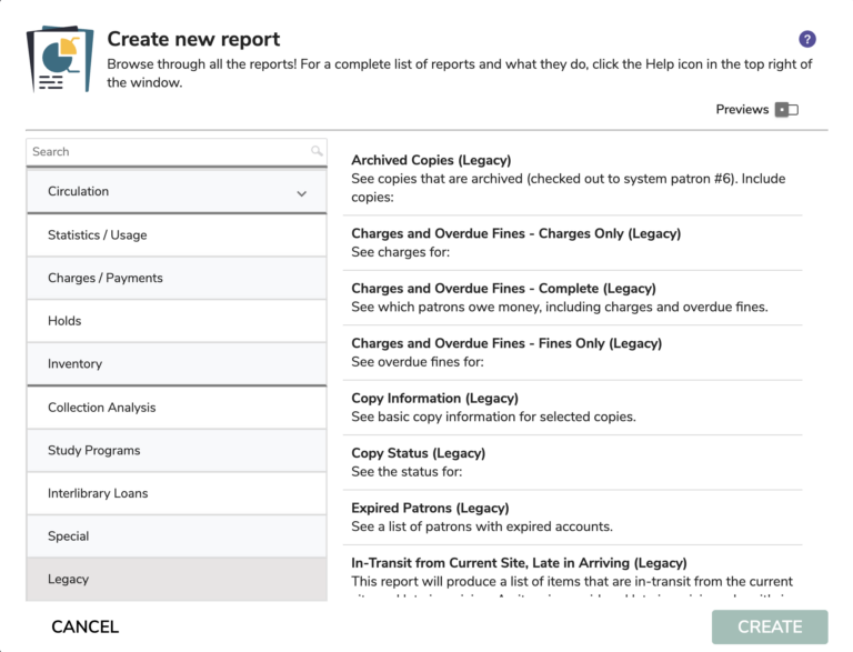 Letting go of legacy reports… – Alexandria™