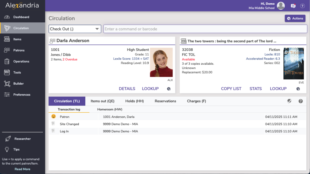 Circulation – Alexandria™